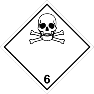 ADR 6.1 bárca Mérgező anyagok - ADR Bárcák CLP - GHS piktogramok ...